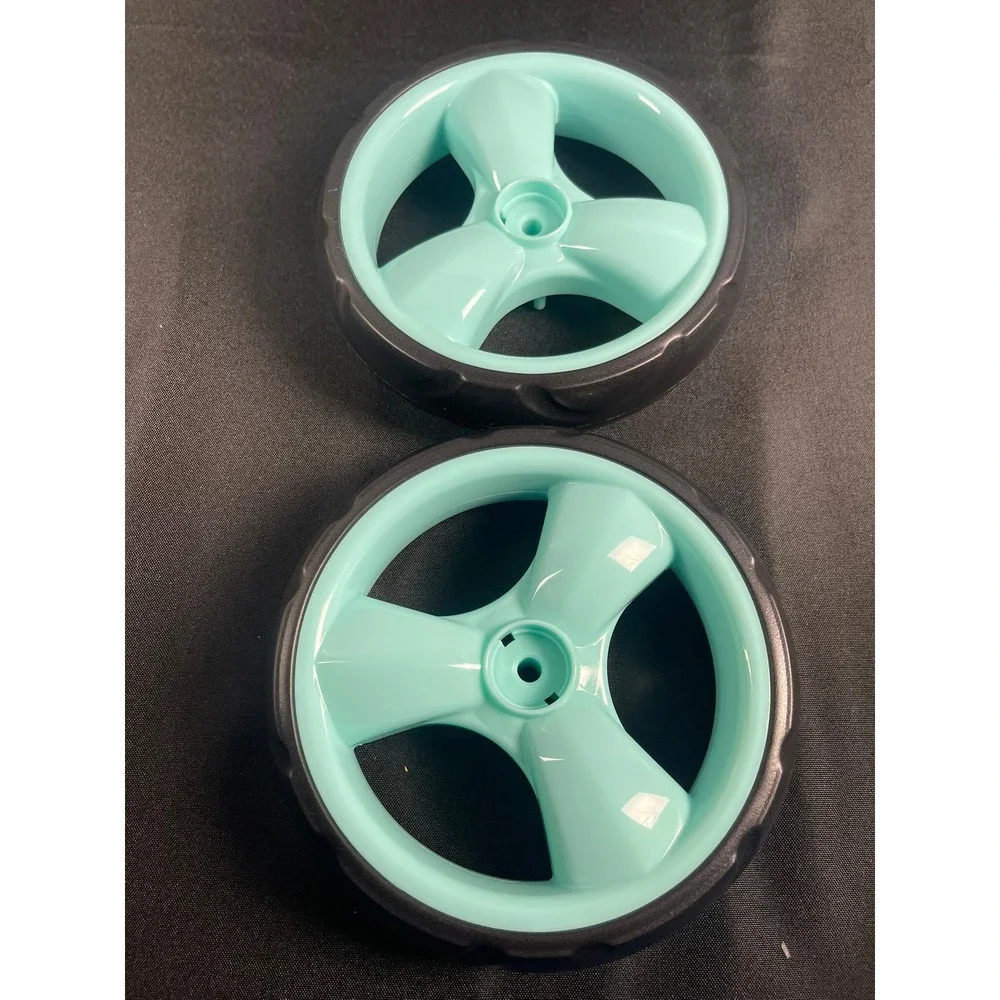 Accessories | 7 Inch Replacement Wheels Teal Mint Green 3spoke Stroller ...